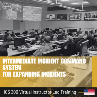 NIMS ICS 300 Online Instructor Led Course - ICS 300 Certification – The ...