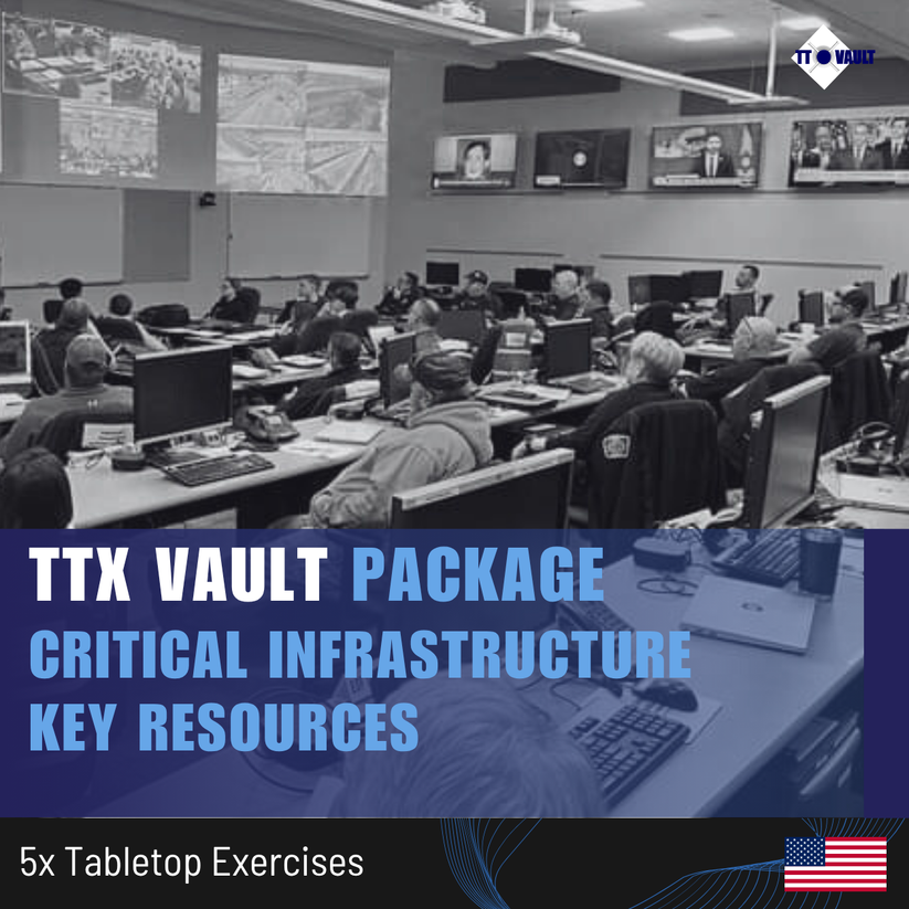 TTX Package - Critical Infrastructure Key Resources – The NIMS Store